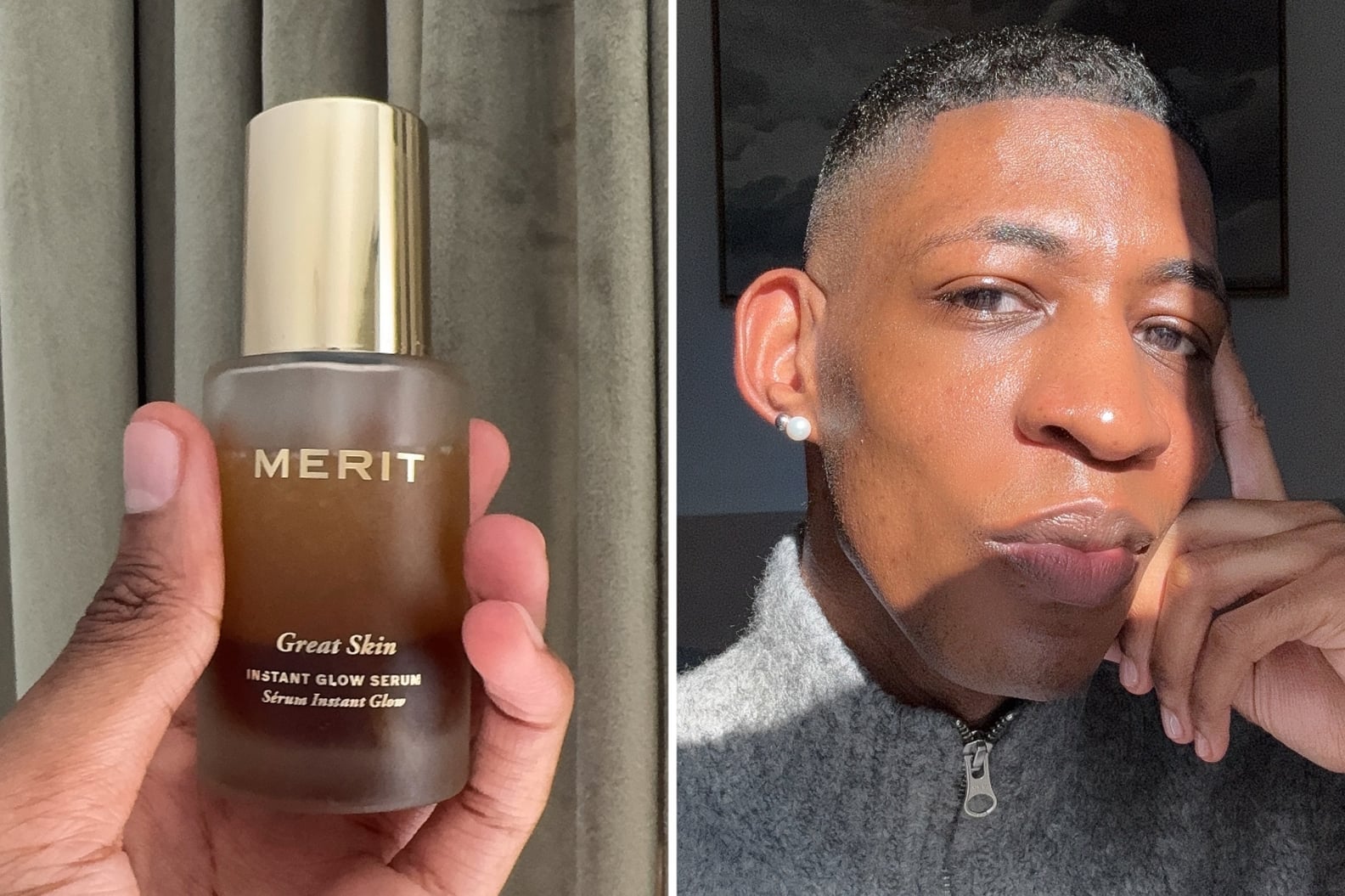 Merit Beauty Great Skin Instant Glow Serum Review With Pics | PS Beauty