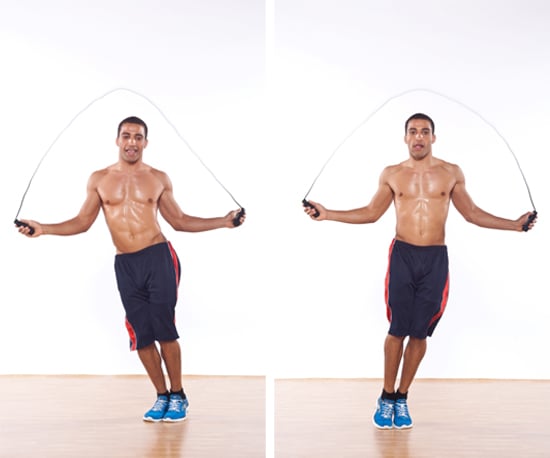The Skier Jump (Continued) | Jump-Rope Workout For Beginners | POPSUGAR ...