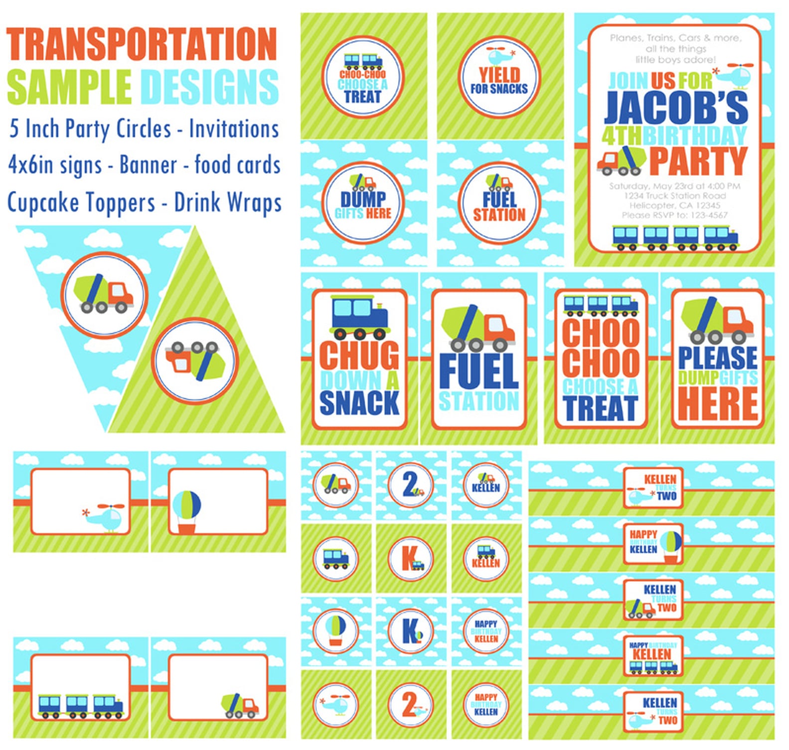 Transportation-Themed Kids' Birthday Party | PS Family