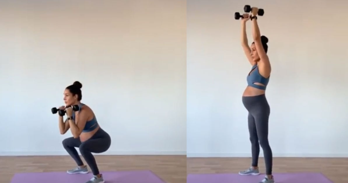 Kayla Itsines Pregnancy Workout | POPSUGAR Fitness