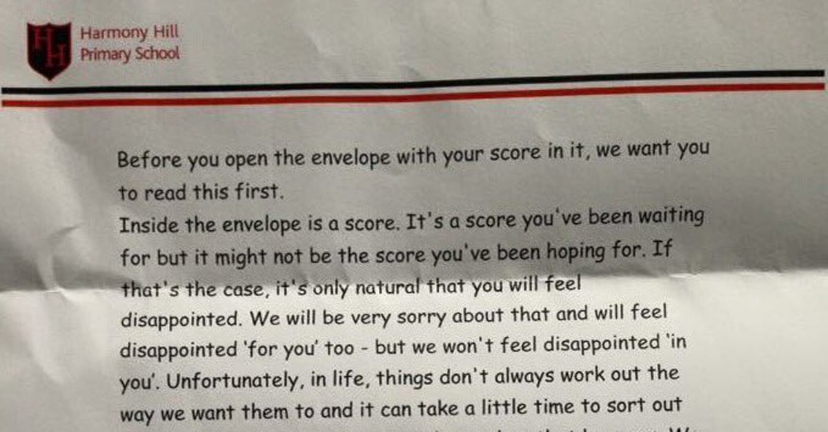 An Encouraging Letter to Students Getting Back Test Scores | PS Family