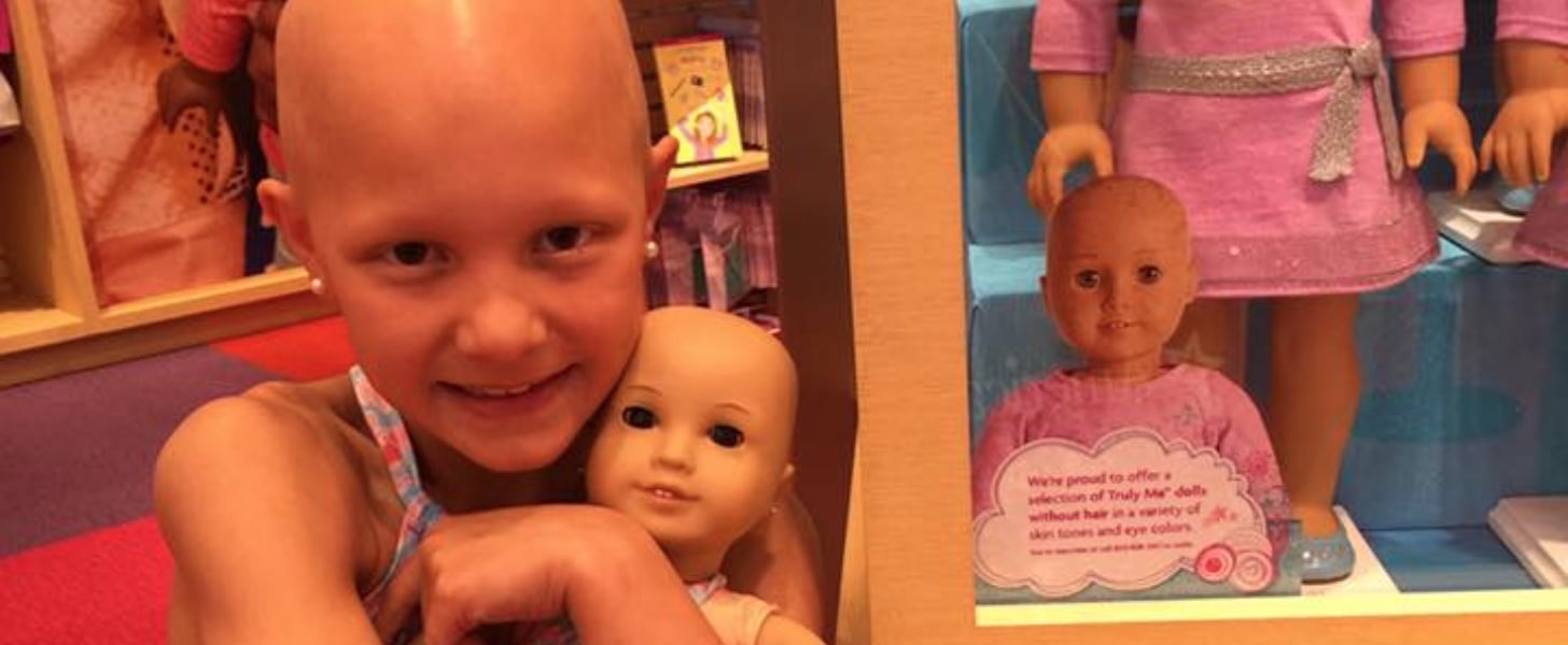 Girl With Alopecia Gets American Girl Doll Without Hair | PS Family