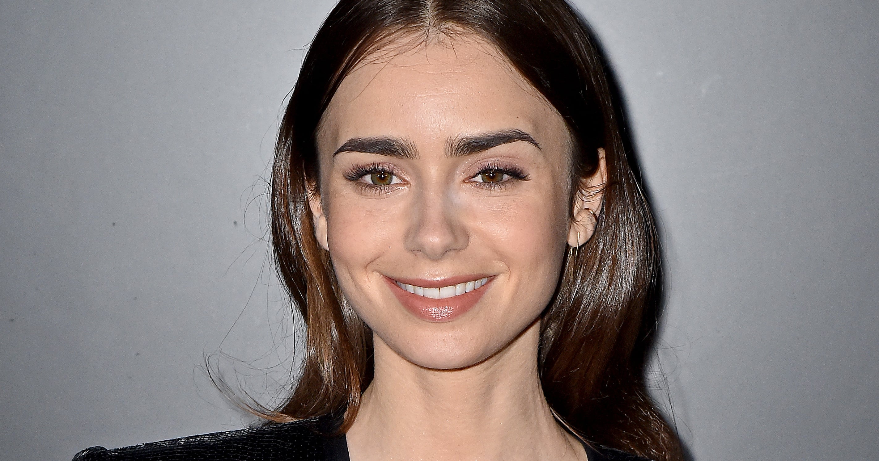 Lily Collins’ Got a “Grubby Chic” French Manicure | PS Beauty