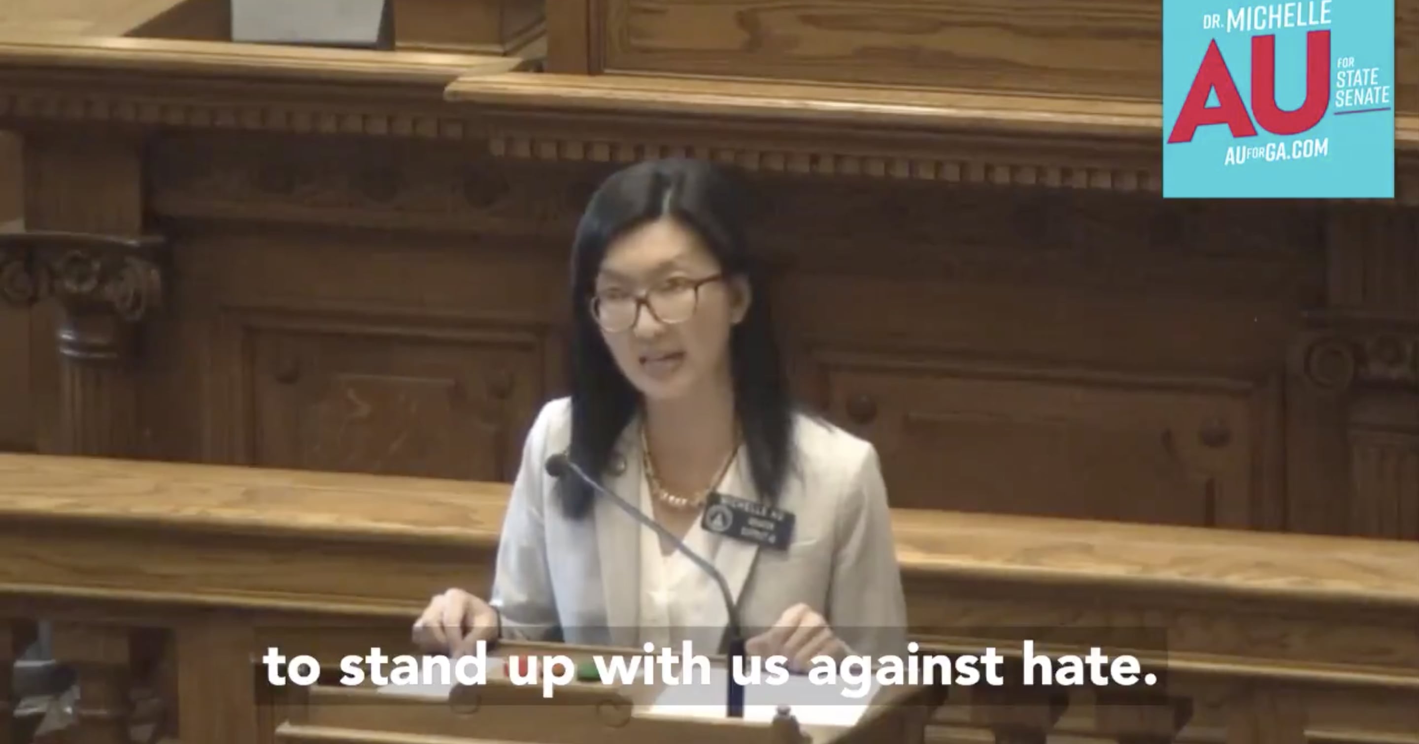 Georgia State Sen. Michelle Au Decries Anti-Asian Violence | PS News