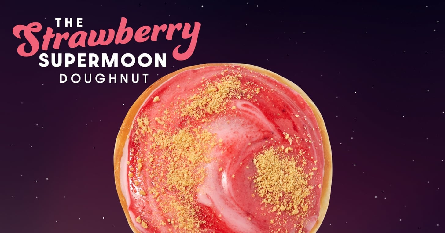 Krispy Kreme Is Releasing a Strawberry Supermoon Doughnut | PS Food