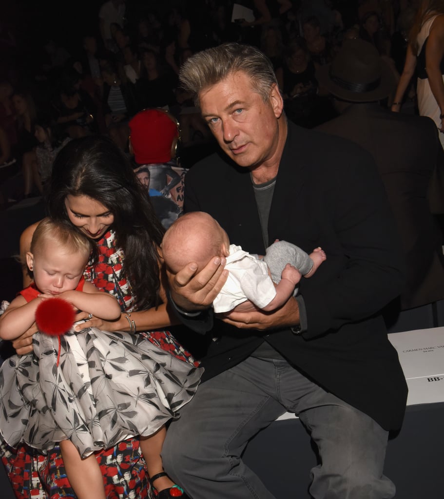 Hilaria Baldwin With Carmen And Ireland Nyfw September 2015 Popsugar