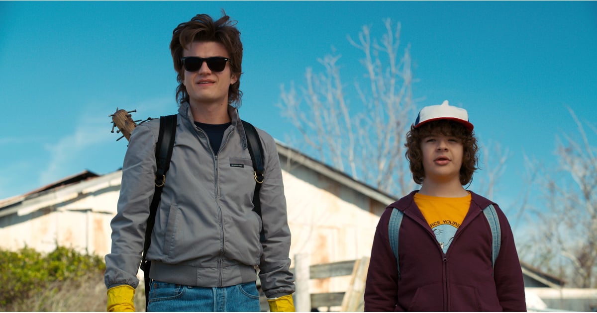 Steve And Dustin In Stranger Things Popsugar Entertainment