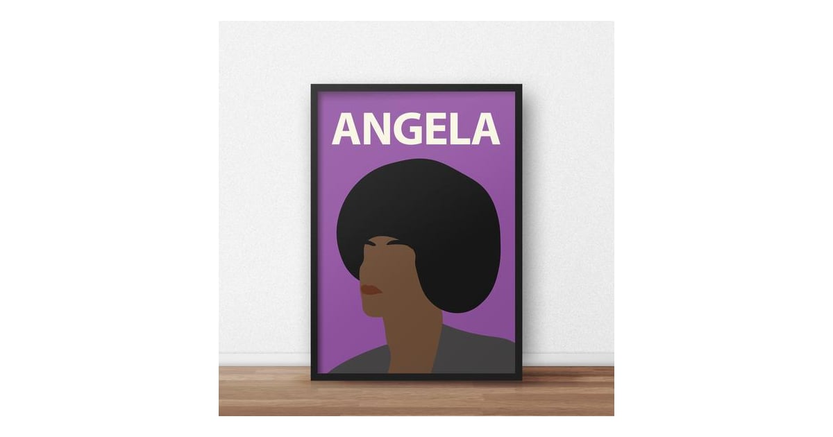 Angela Davis Poster | Famous Women in History Gifts | POPSUGAR Love UK ...