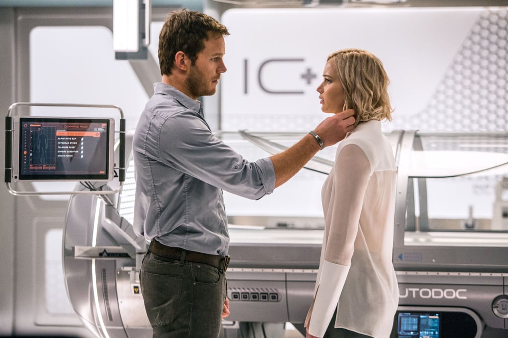 Chris Pratt and Jennifer Lawrence Talk About Passengers Kiss | POPSUGAR ...