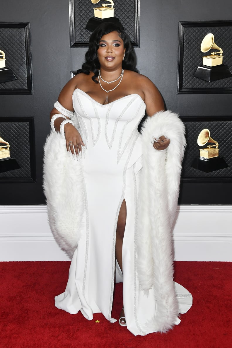 Lizzo's White Diamond Nail Art at the Grammys 2020 | PS Beauty