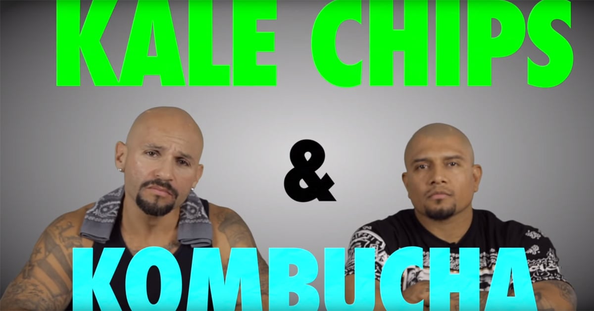 Cholos Try Kale Chips and Kombucha Video | POPSUGAR Fitness