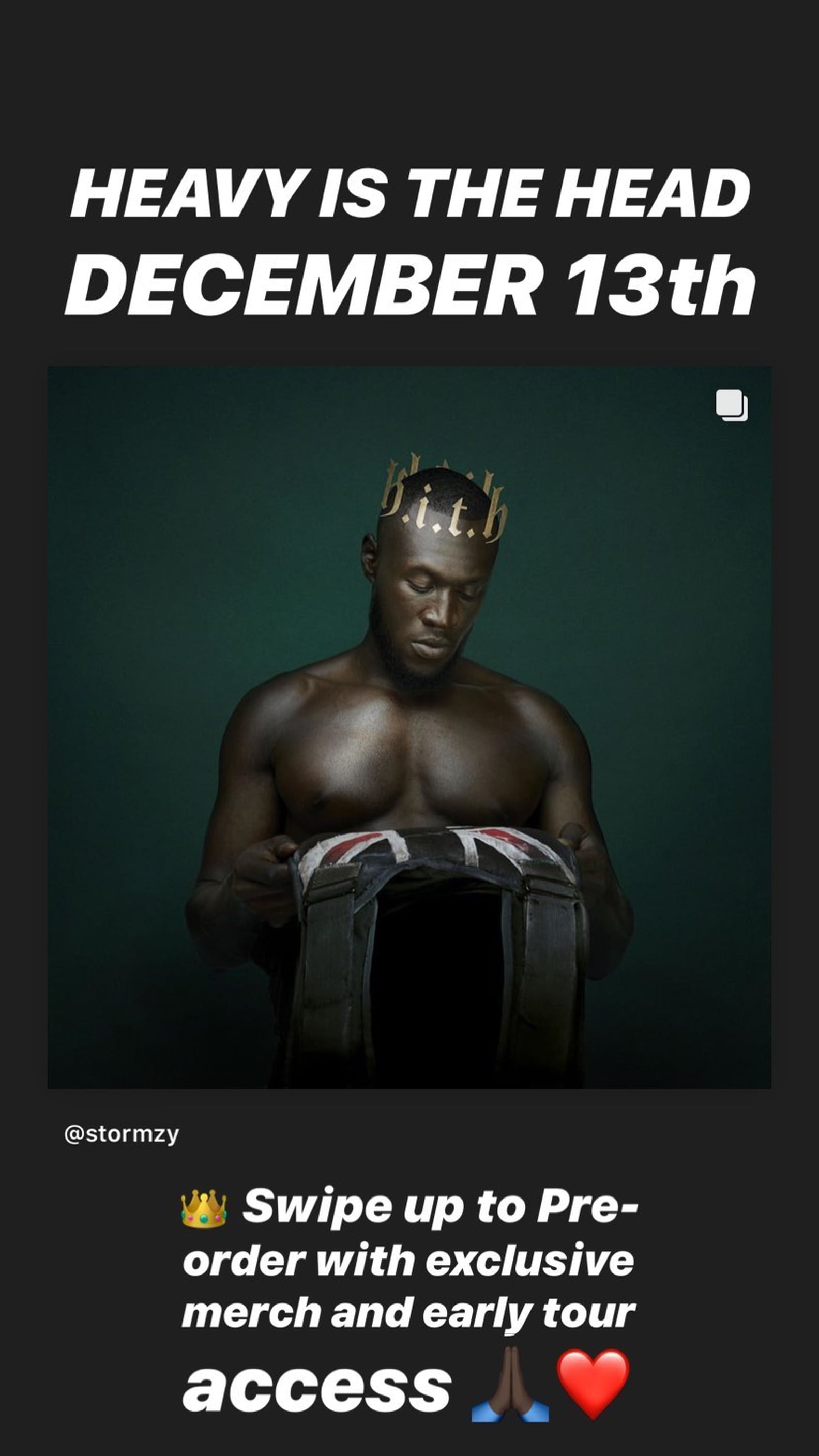 Stormzy Announces "Heavy Is the Head" Album | PS Entertainment