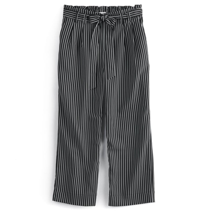 Paperbag Waist Wide Leg Crop Pants Popsugar At Kohls Collection 2018
