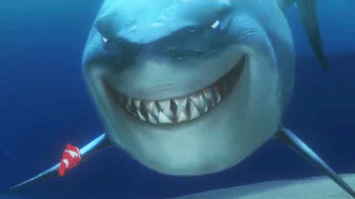 When the Shark Shows Up | Finding Nemo GIFs | POPSUGAR Entertainment ...