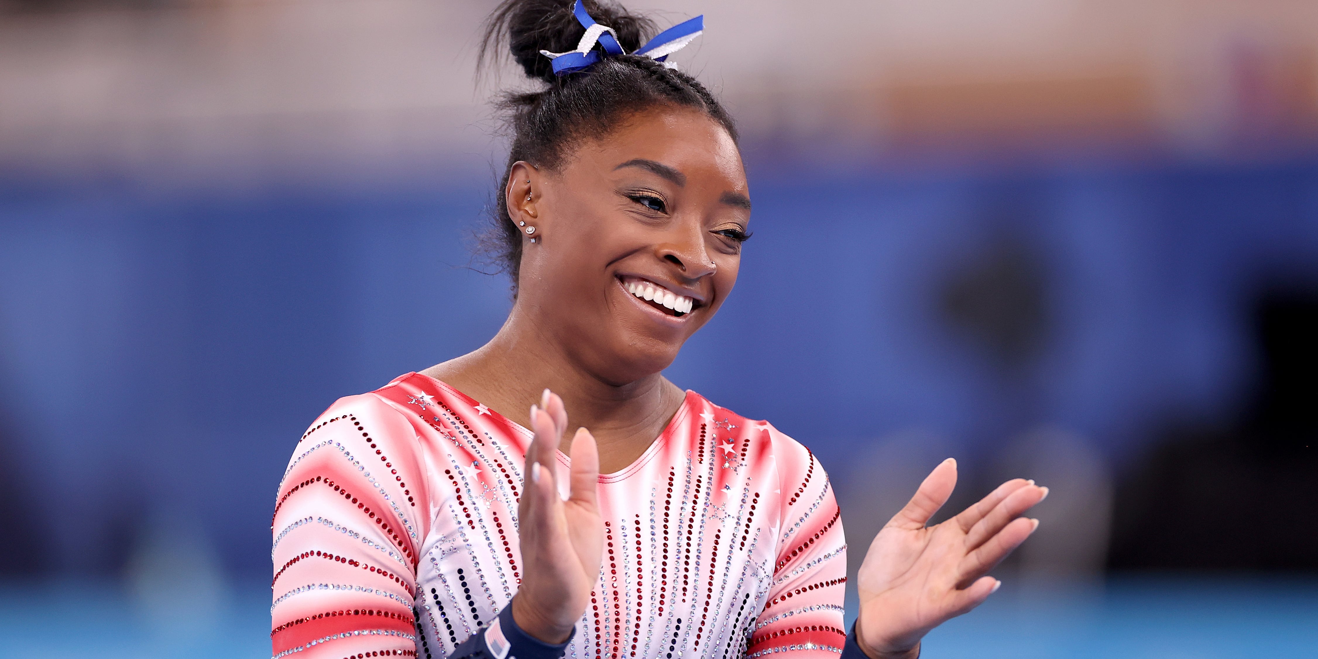 Watch Simone Biles Compete on Balance Beam | Tokyo Olympics | PS Fitness