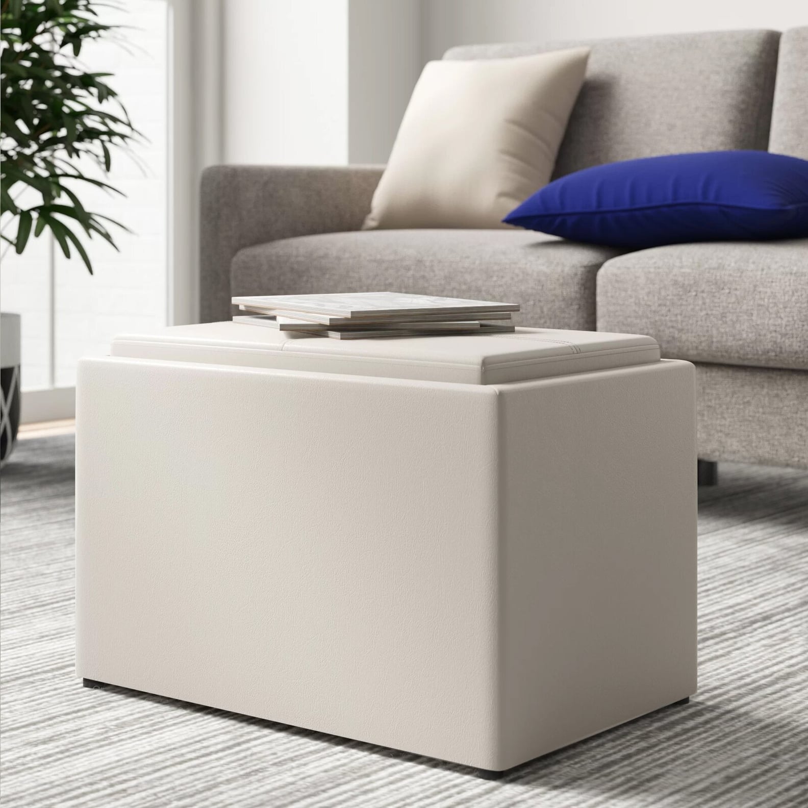 Space-Saving Ottomans With Storage From Wayfair | PS Home