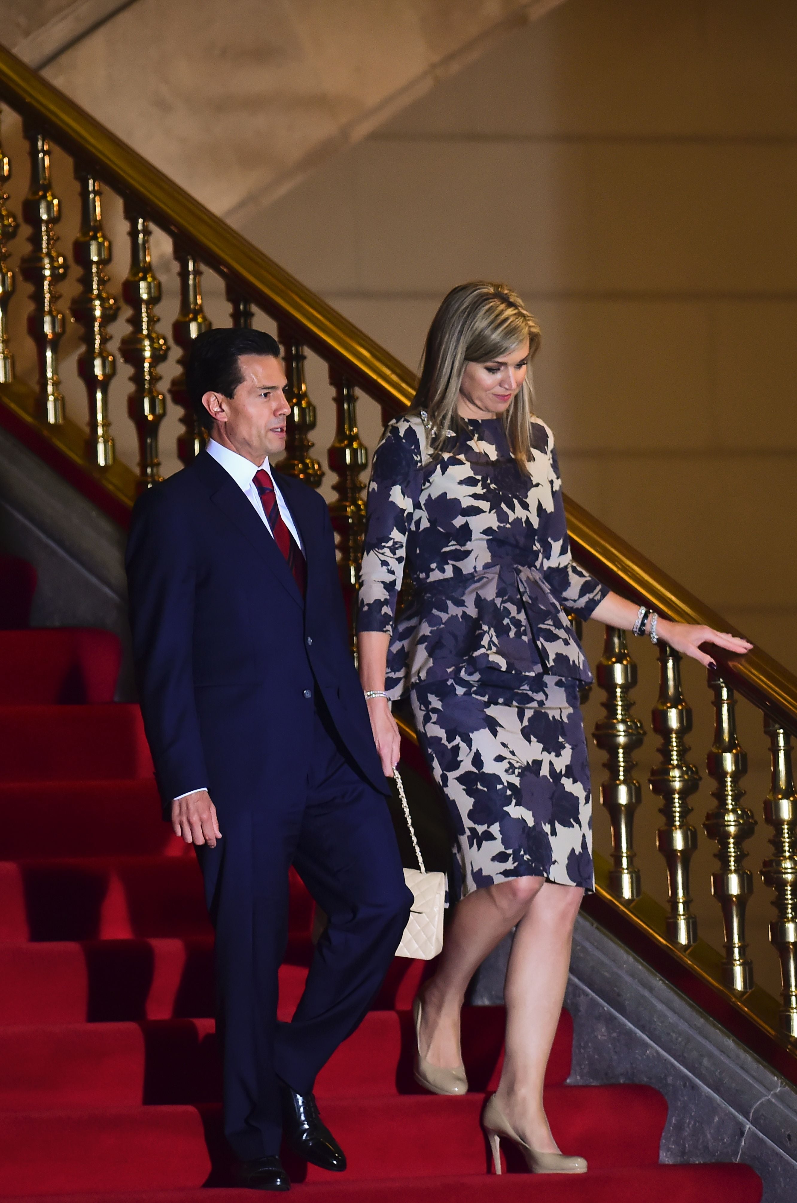 Queen Maxima Floral Peplum Dress Mexico June 2016 | PS Fashion