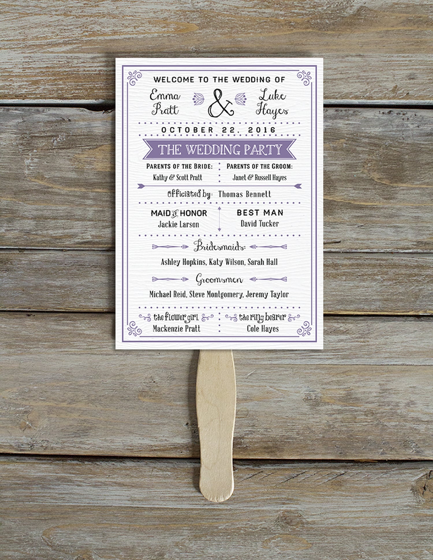 Free Printable Wedding Program Templates | PS Smart Living