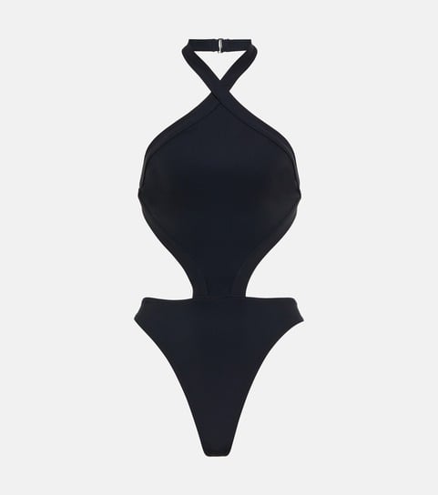 Miley Cyrus Wears Black Cutout Alaïa Bodysuit and YSL Heels | POPSUGAR ...