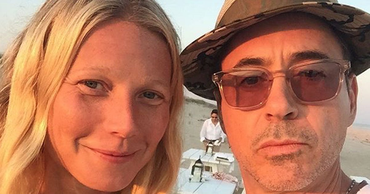 Gwyneth Paltrow and Robert Downey Jr.'s Beach Selfie | PS Celebrity