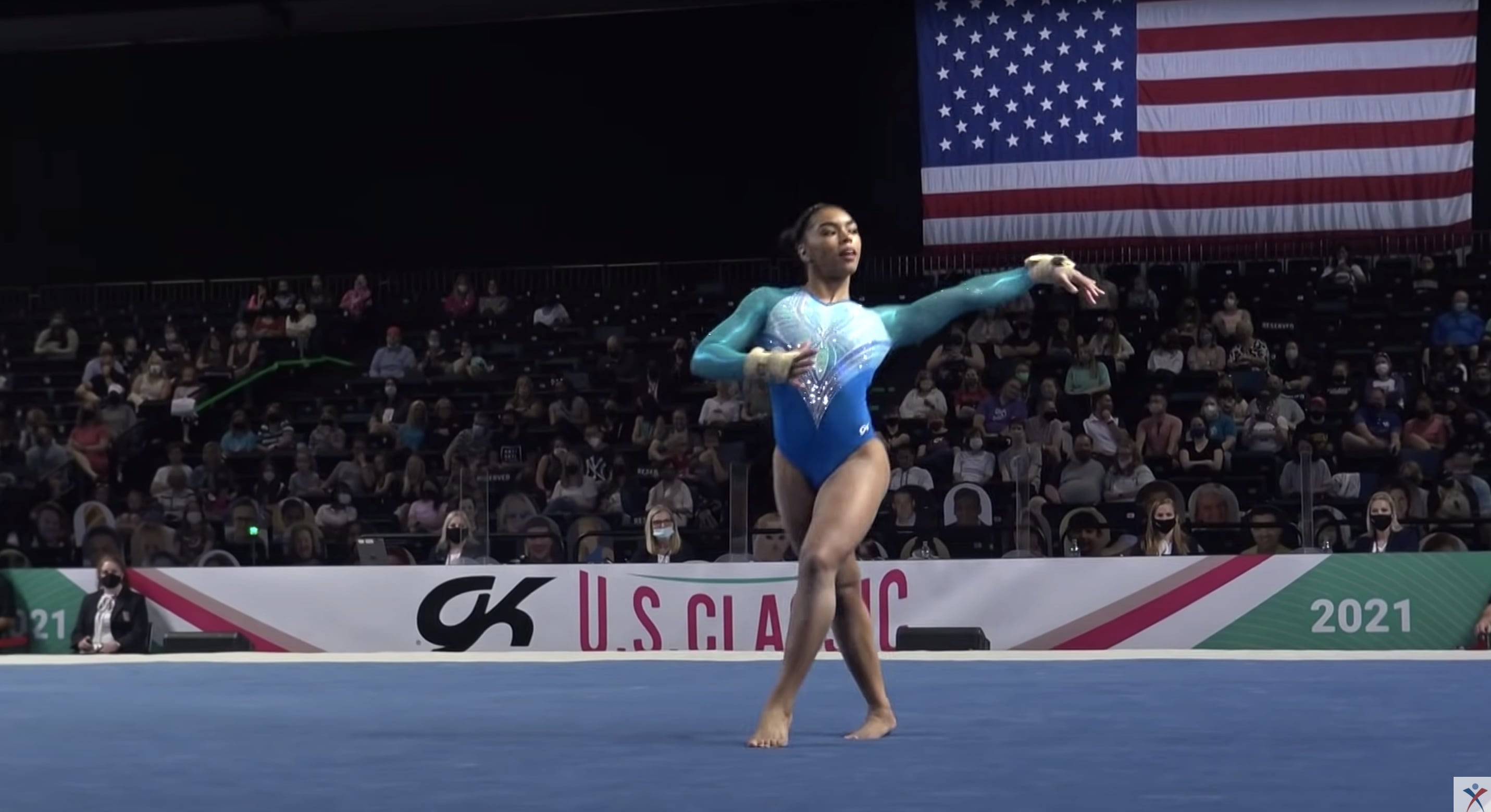 Watch eMjae Frazier's Floor Routine From the 2021 US Classic | POPSUGAR ...