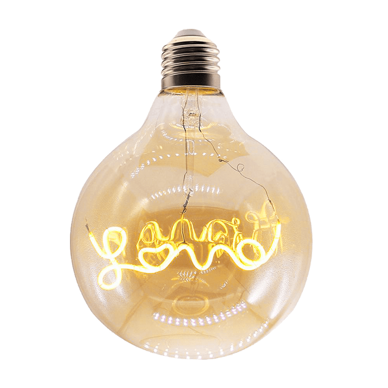 These Light Bulbs Have Words in Them Like "Love" and "Dream" | PS Home