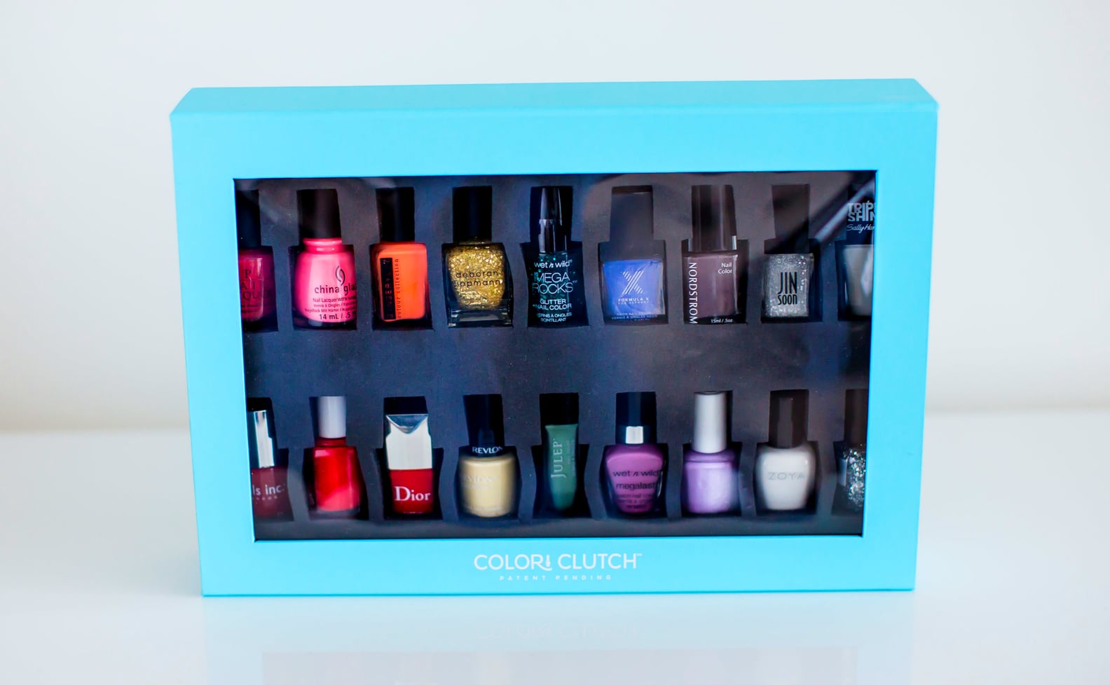 Color Clutch Polish Storage | POPSUGAR Beauty