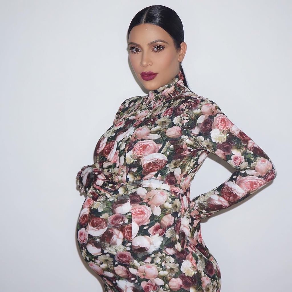 Kim Kardashian Wearing Her Met Gala Dress For Halloween | POPSUGAR Fashion