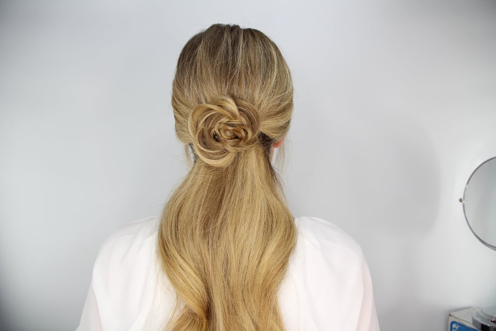 Rose Ponytail Tutorial | POPSUGAR Beauty