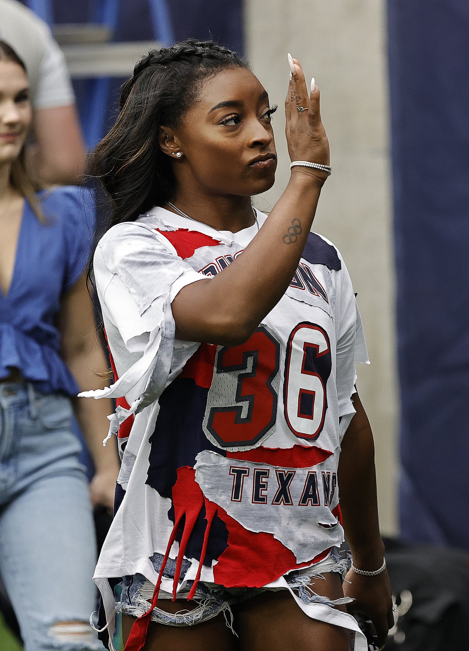 Simone Biles Makes Custom Jersey to Support Her Fiancé | PS Fashion