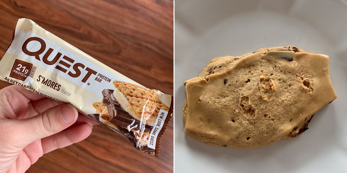 how to cook quest bar cookies