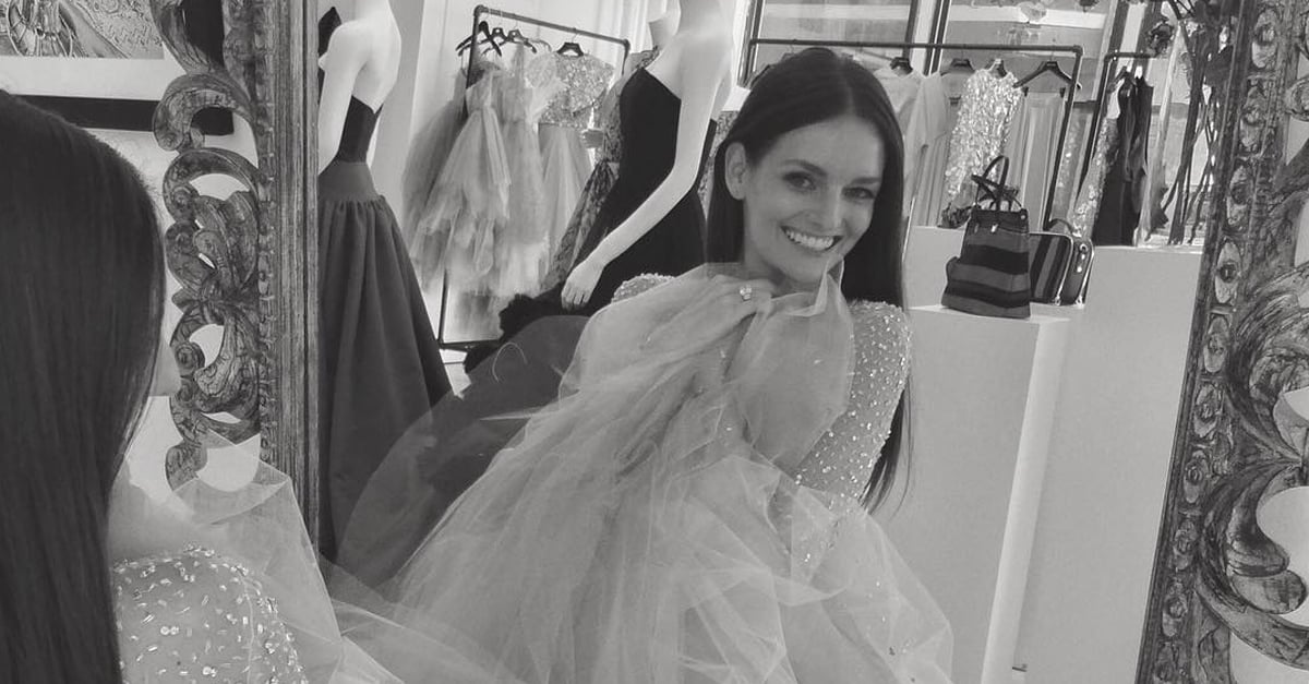Lydia Hearst's Christian Siriano Wedding Dress | POPSUGAR Fashion