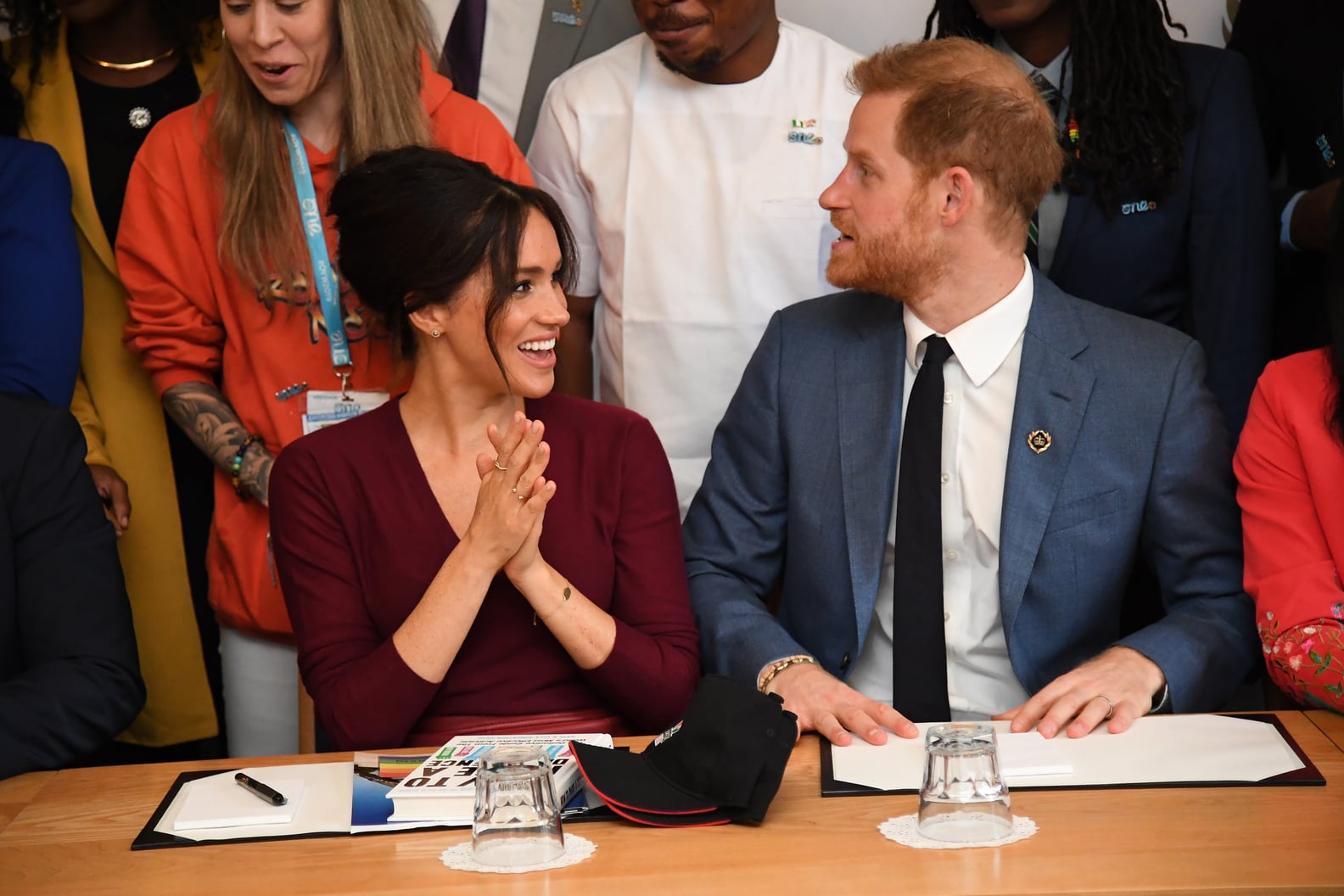 Pictures of Meghan Markle Laughing | POPSUGAR Celebrity