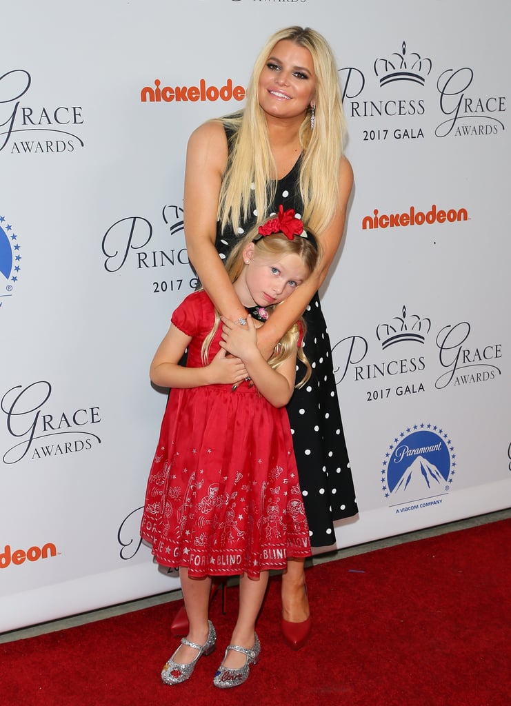 Jessica Simpson and Her Daughter With Princess Charlene | POPSUGAR ...