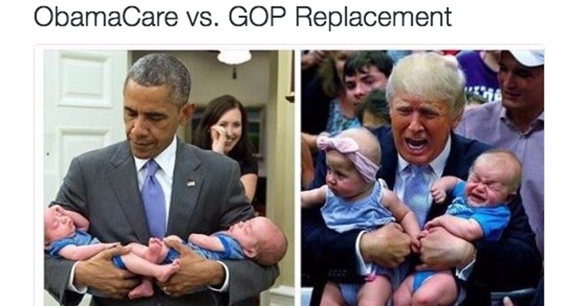 Obamacare vs. Trumpcare Memes | PS Tech