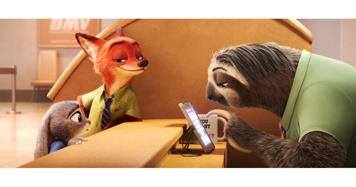 Judy Hopps, Nick Wilde, and Flash the Sloth in "Zootopia" | Halloween ...