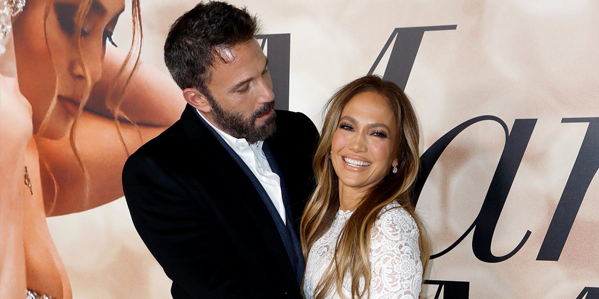 J Lo Wears White Lace Bridal Dress at "Marry Me" Premiere | POPSUGAR ...