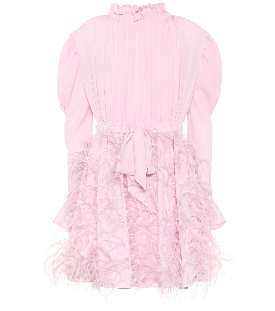 Jennifer Lopez's Pink Feather Dress | POPSUGAR Fashion