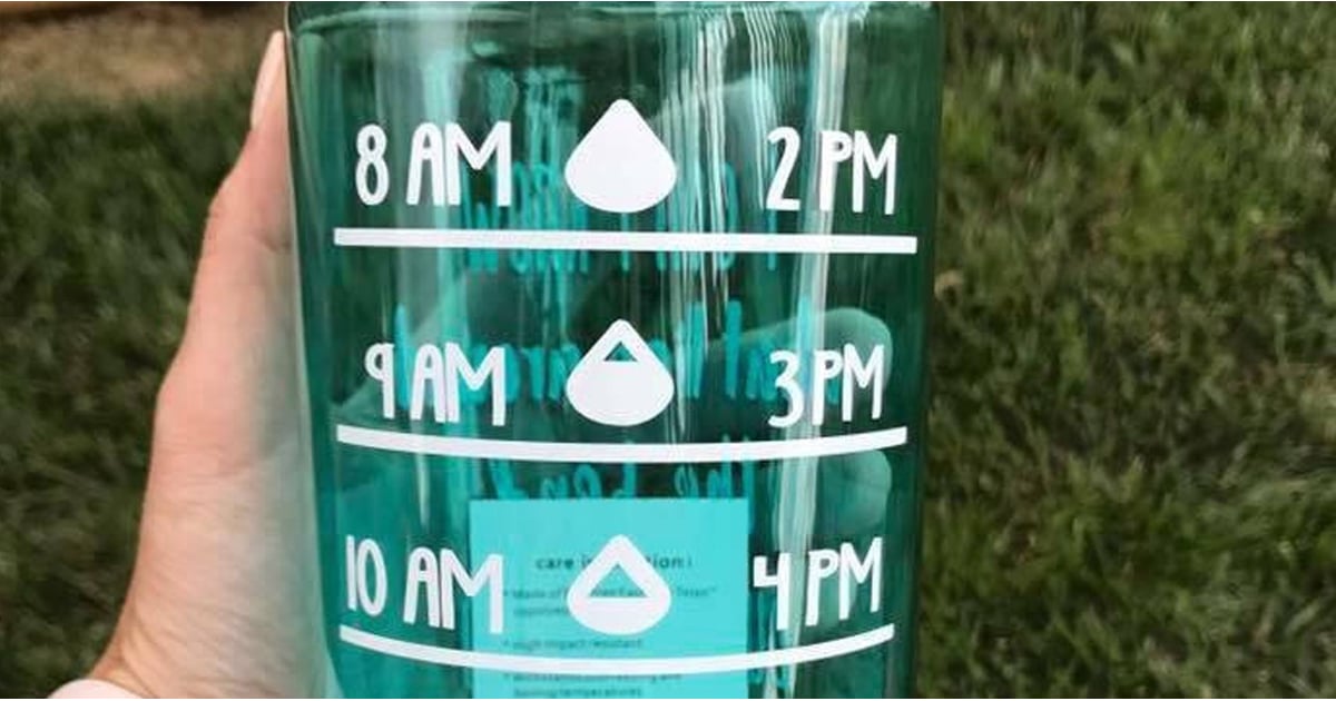 Time-Increment Water Bottles | POPSUGAR Fitness