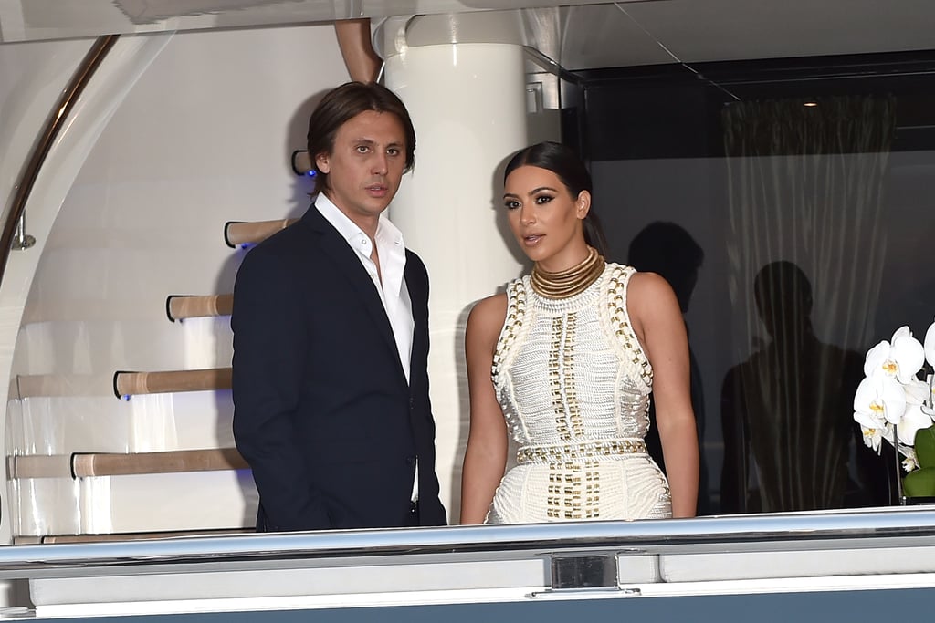 Kim Kardashian at Yacht Party in Cannes | POPSUGAR Celebrity