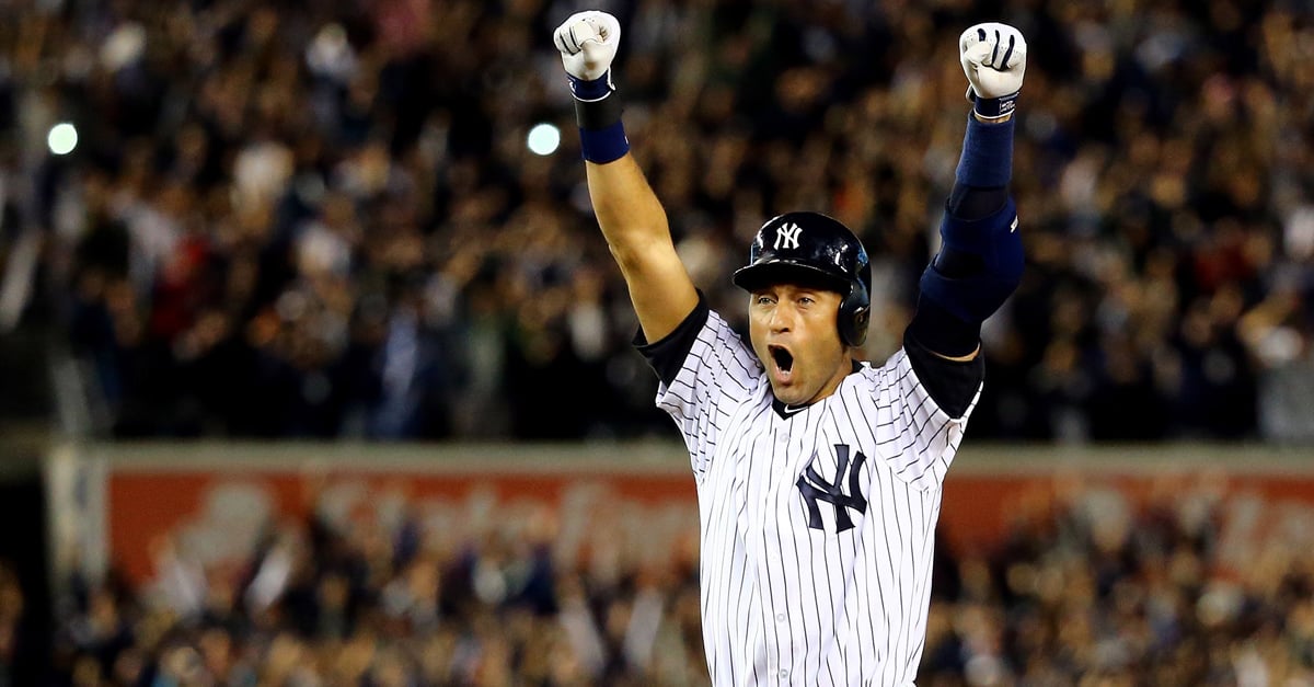 Derek Jeter's Final Game at Yankee Stadium | Video | POPSUGAR Celebrity