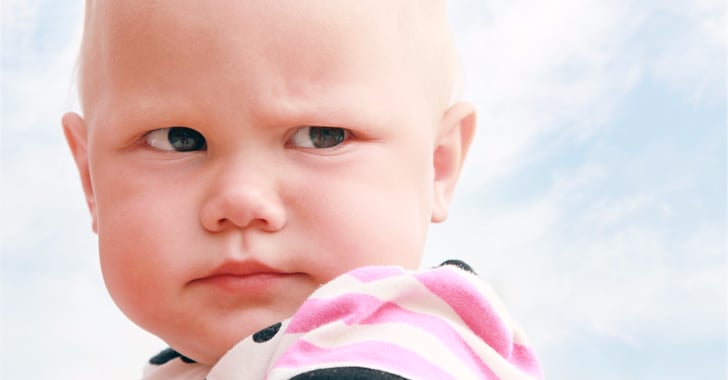 Angry Baby Is Either Mad or Pooping | POPSUGAR Family