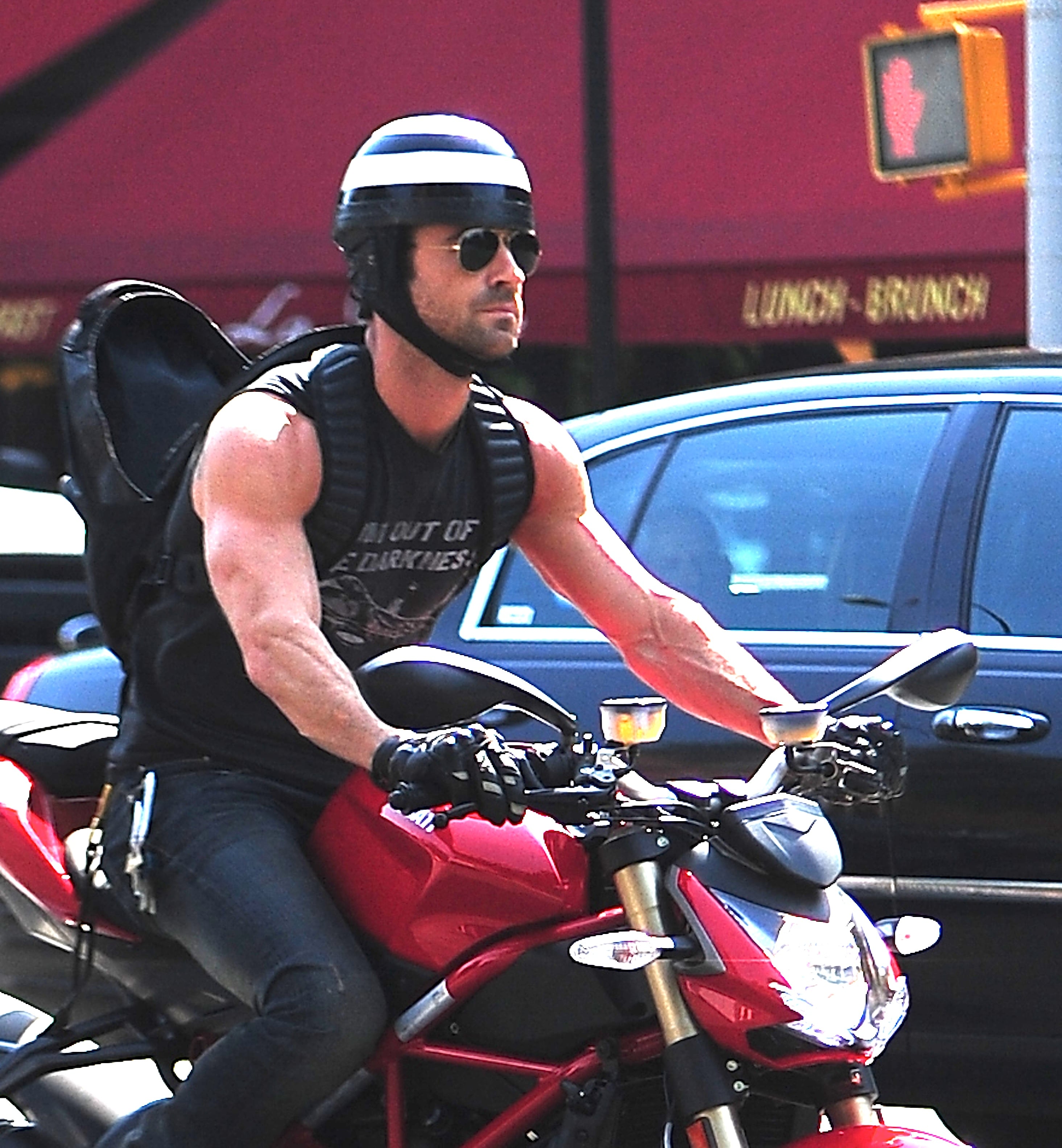 Justin Theroux Ducati