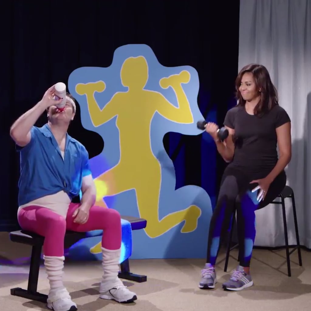 Michelle Obama's Healthy Moments | POPSUGAR Fitness