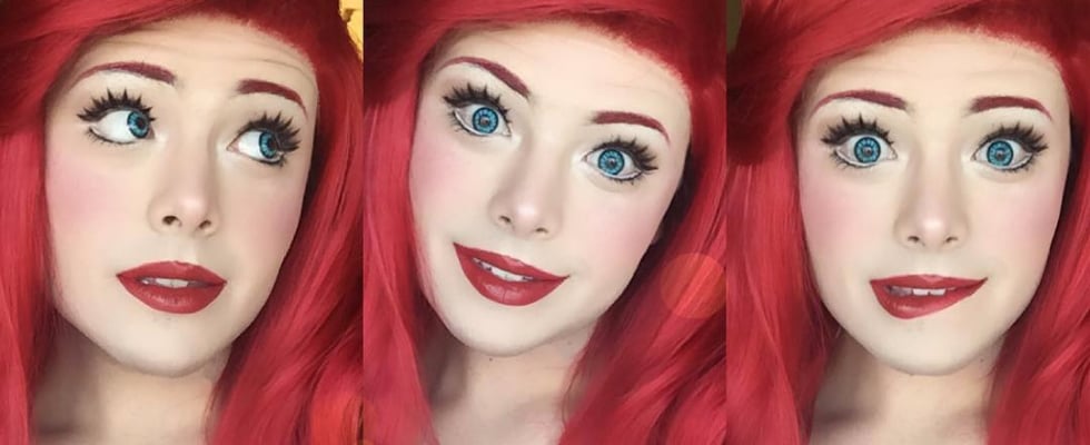 Disney Princess Color Change Makeup