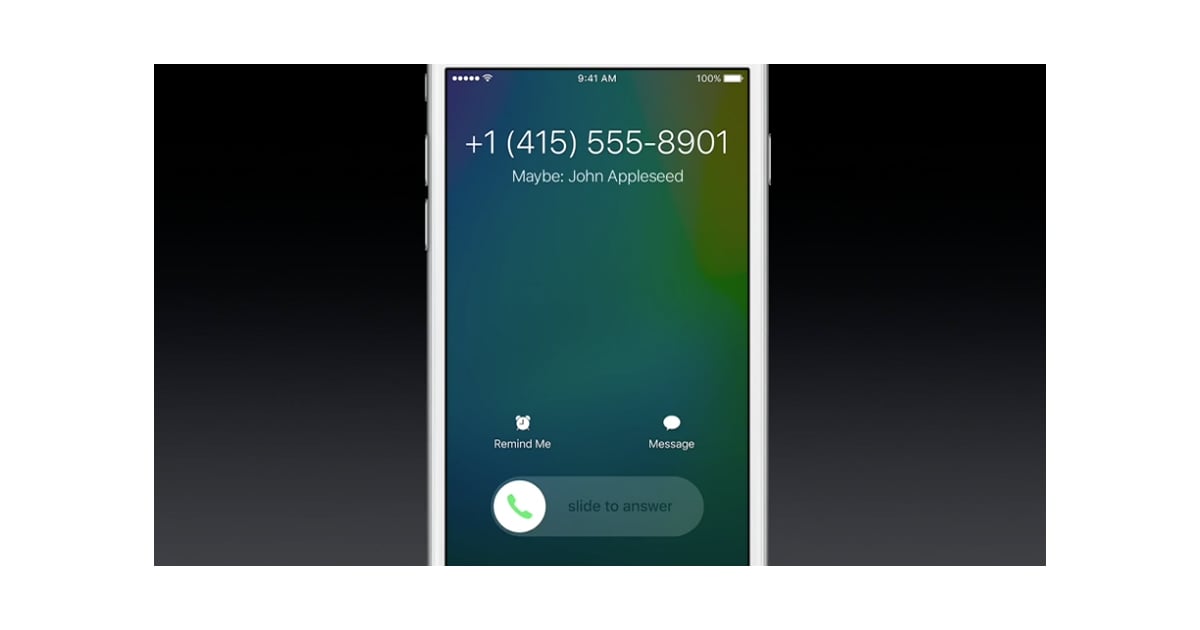 iOS 9 Suggests Caller ID | POPSUGAR Tech