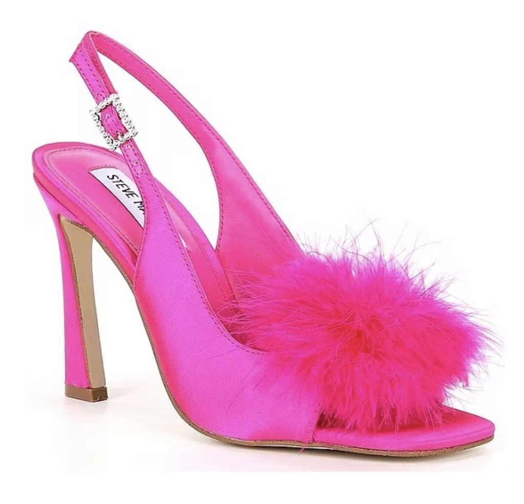 Shop Pink Feathery Heels Inspired by the Barbie Movie | POPSUGAR Fashion UK