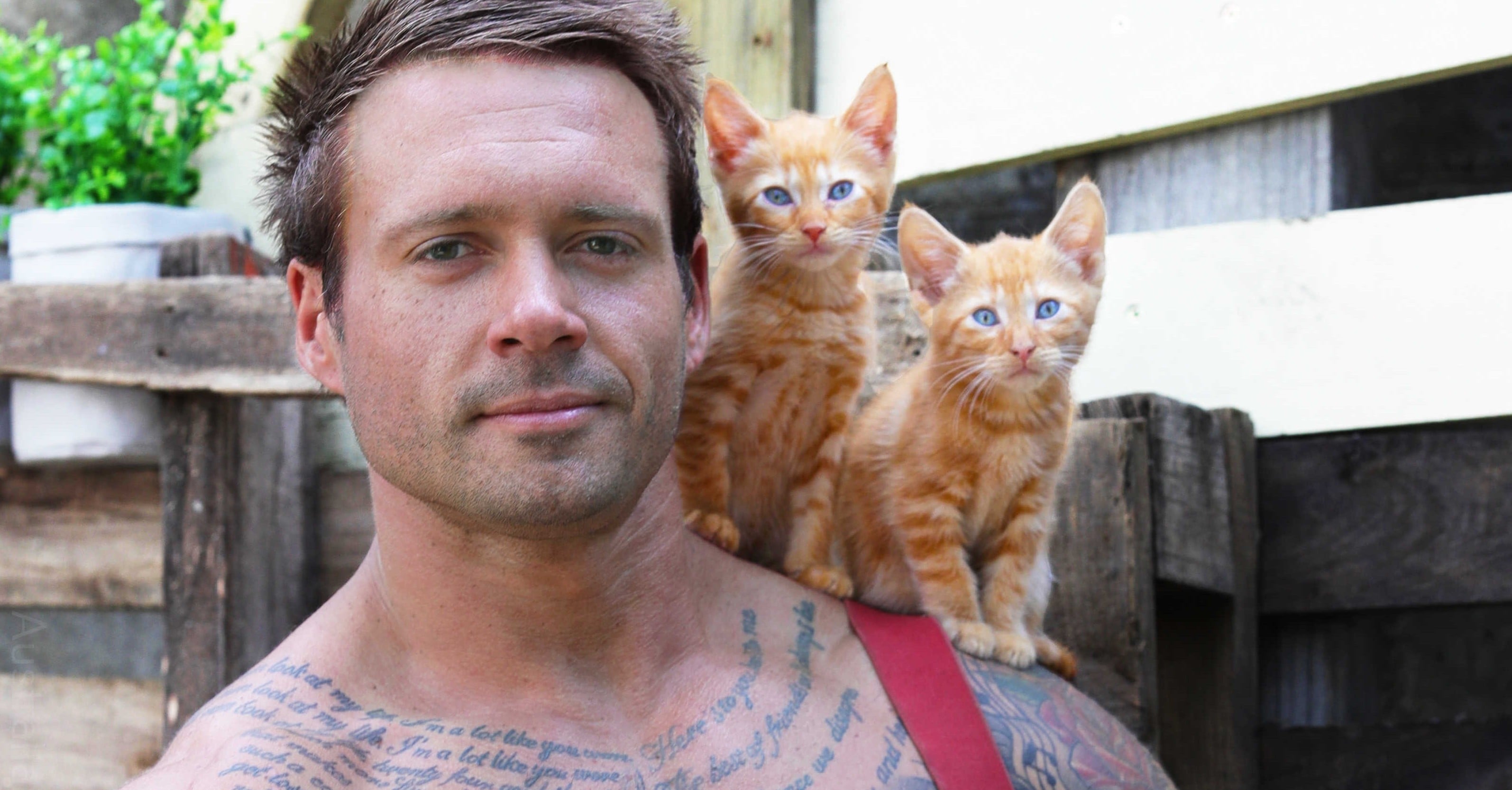 Hot Firemen Posing With Baby Animals | PS Family