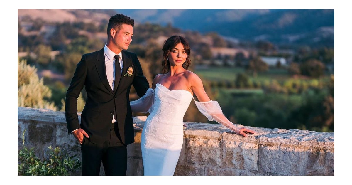 Sarah Hyland and Wells Adams Married | POPSUGAR Celebrity Sarah Hyland and Wells Adams Married | POPSUGAR Celebrity