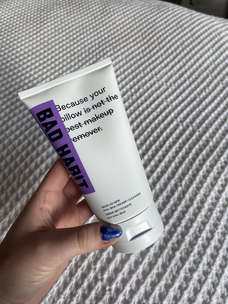 Bad Habit AHA/BHA Creamy Cleanser and Night Serum Review | PS UK Beauty